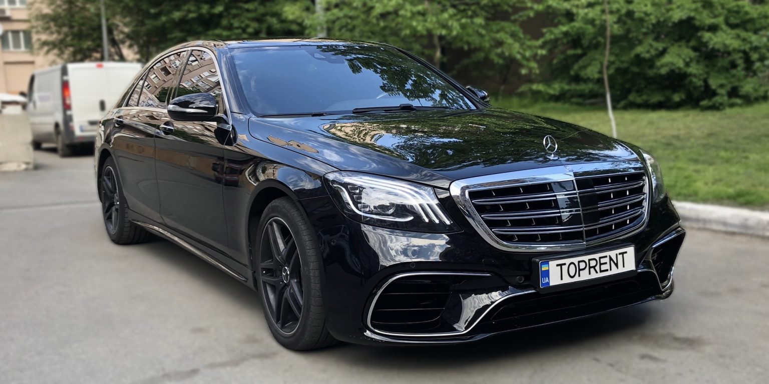 Mercedes-Benz S-class W222 - TopRent: Служба аренды авто в Киеве